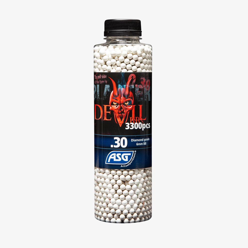 ASG Devil Blaster 0.30g BBs 3300pcs Bottle – Ammo Airsoft